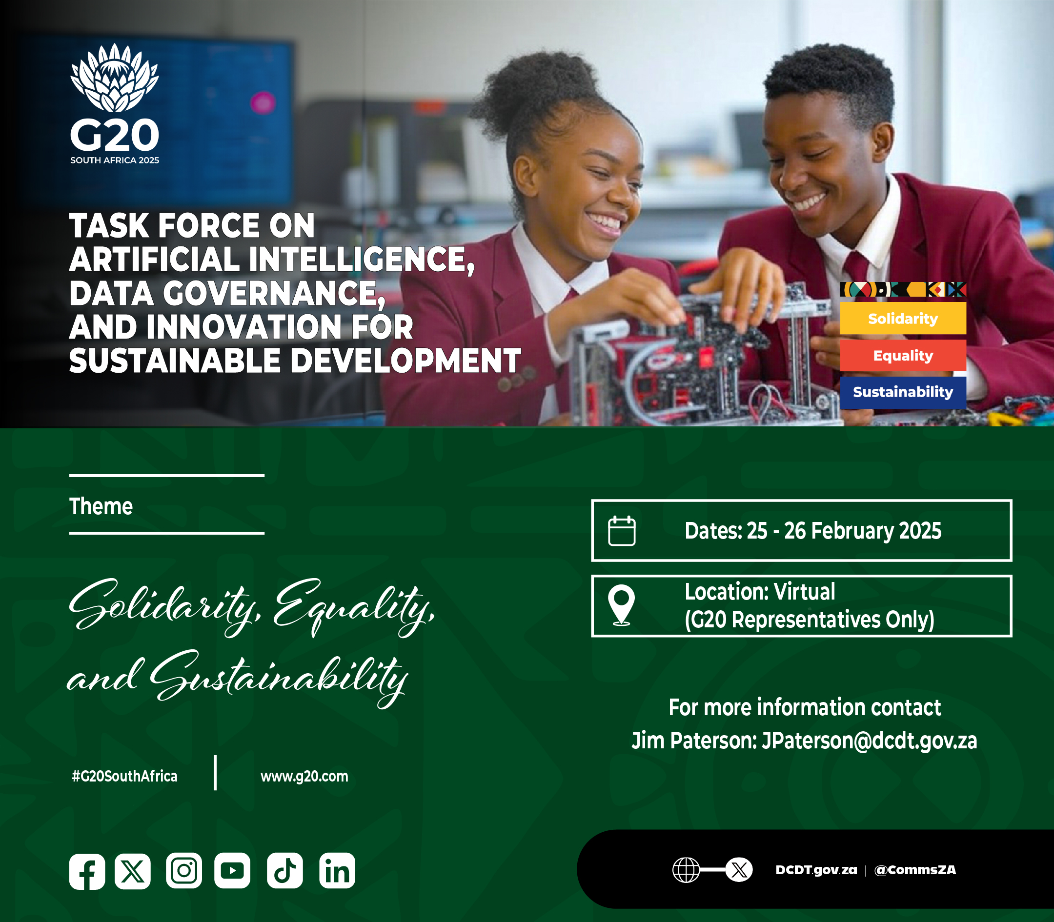 DCDT - Keynote Address at Nedbank EEBI JCSE Webinar